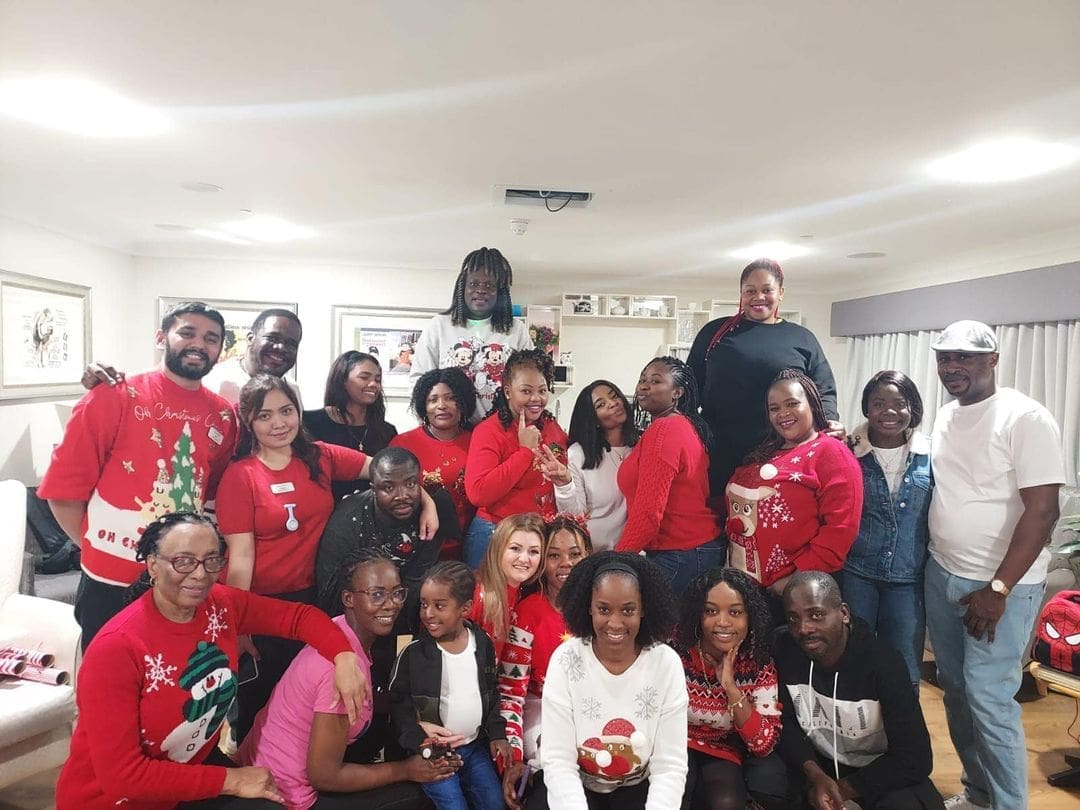 Wacky Christmas Jumper Day at Wytham House Care Home - Aria Care